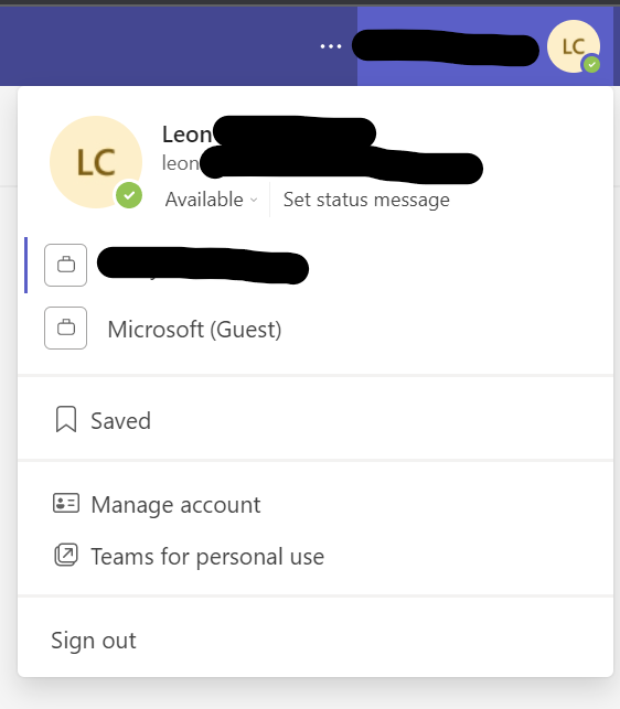 cannot remove another tenants guest account from teams client - EuropeWho